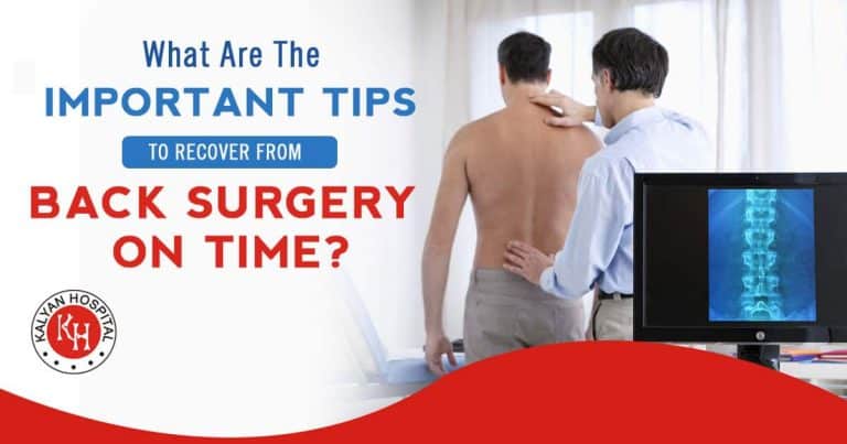 What are the important tips to recover from back surgery on time?